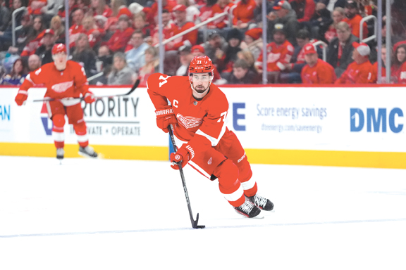 Detroit Red Wings’ captain Dylan Larkin out with injury for about 2 ...